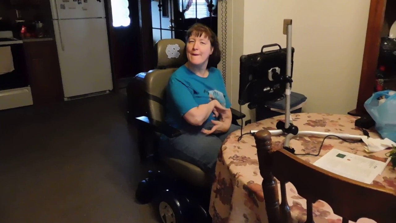 Using PRC Accent with NuEye for communication - YouTube