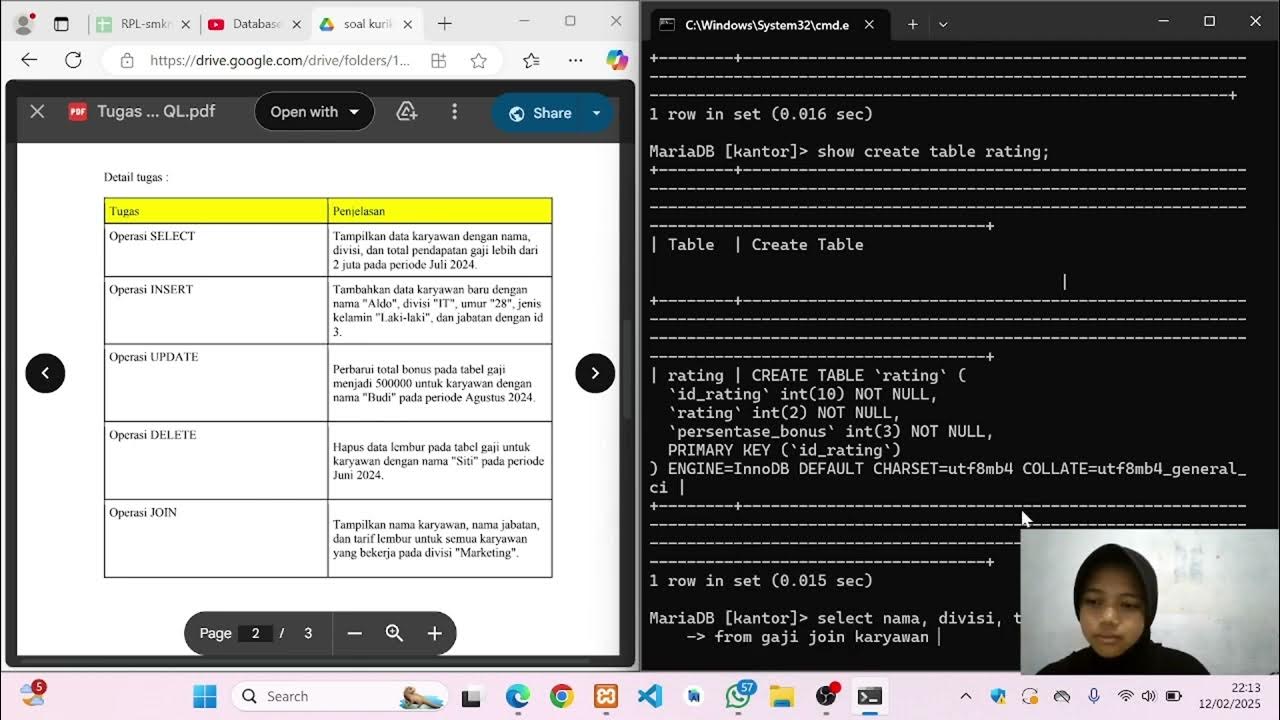 DATABASE MYSQL - YouTube