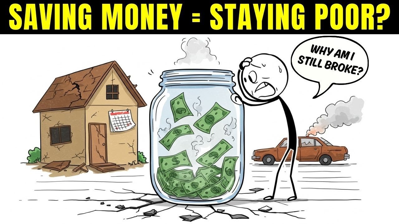 Stop Saving Money NOW! It’s Making You Poor! | Financial Education ...