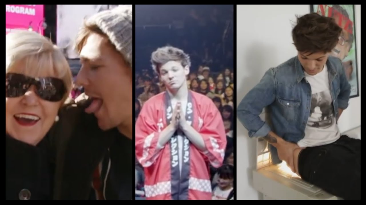Louis being Louis in music videos - YouTube