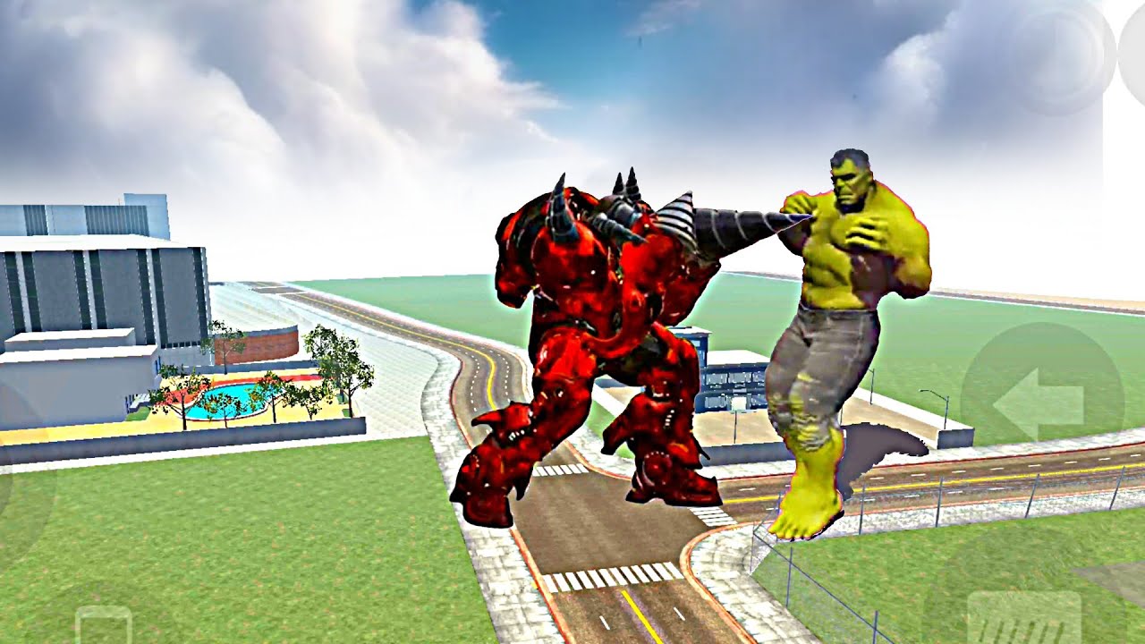Titan drill man V'S Hulk Fight in india bike driving 3D. new update ...