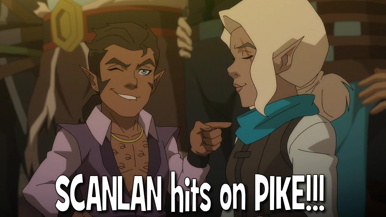 SCANLAN hits on PIKE!!! Critical Role Animation - YouTube