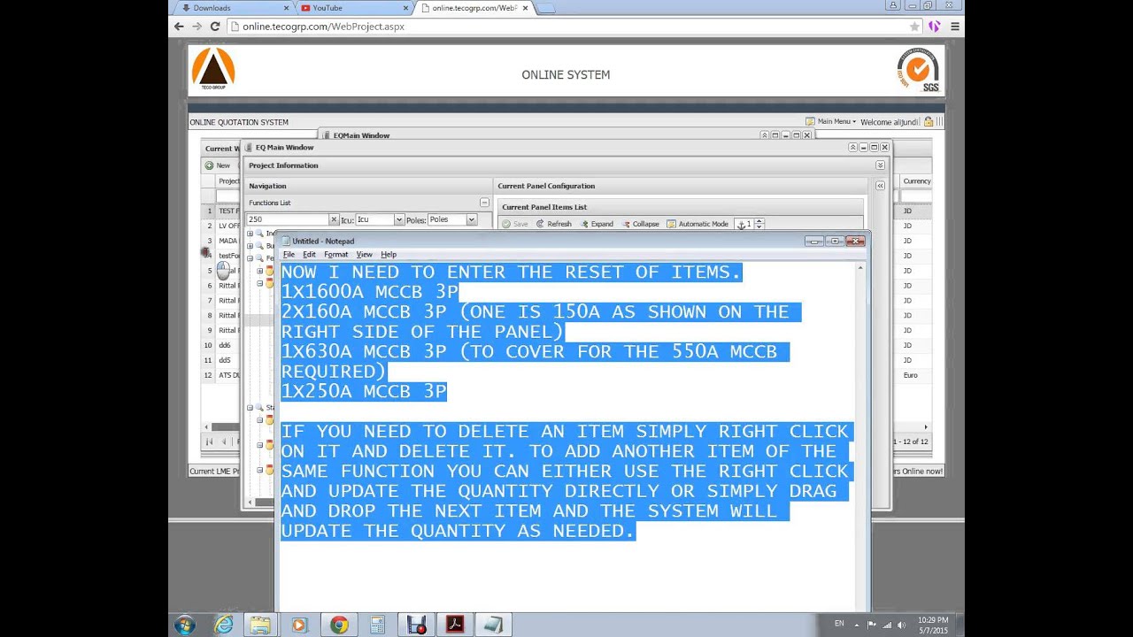 PANEL BUILDER TUTORIAL 1 - YouTube