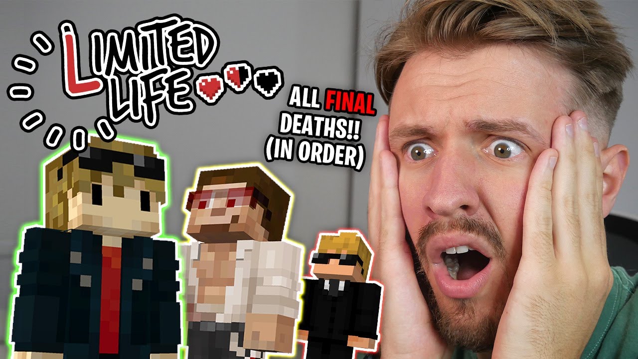 REACTING To Every FINAL DEATH In LIMITED LIFE SMP!! (Deaths In Order ...