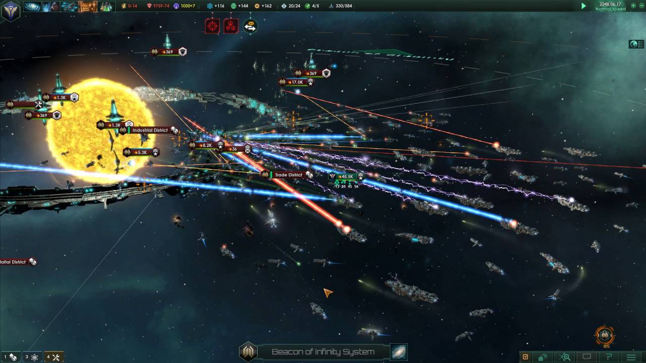 Stellaris Fleet Combat! 70kvs70k Invade the Ringworld! 스텔라리스 함대전 - YouTube