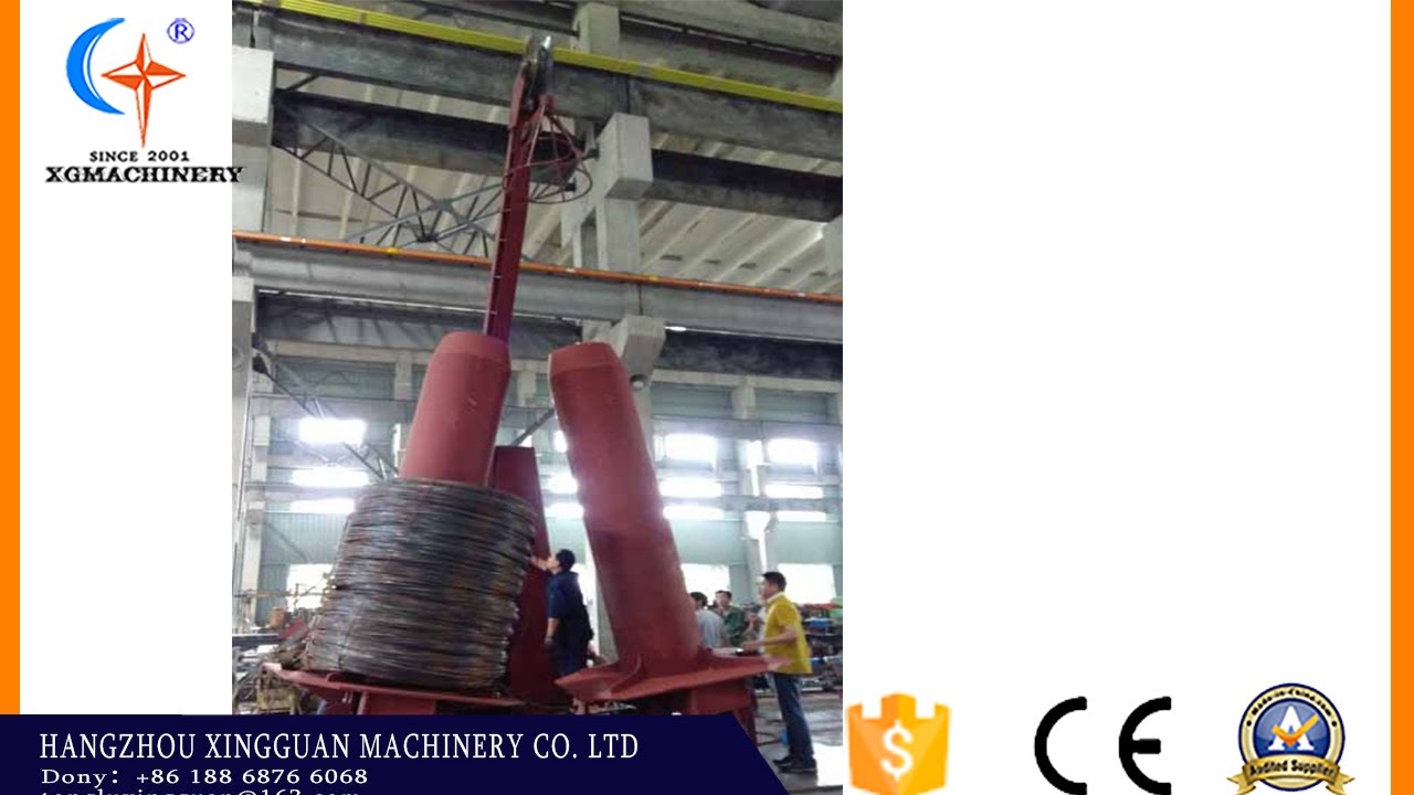 Vertical Pay-off stand with hydraulic lifting system - YouTube