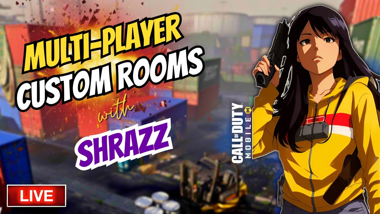 FUN MP Custom Rooms | Chill Stream 😇| CODM LIVE | ShraZz is Live - YouTube