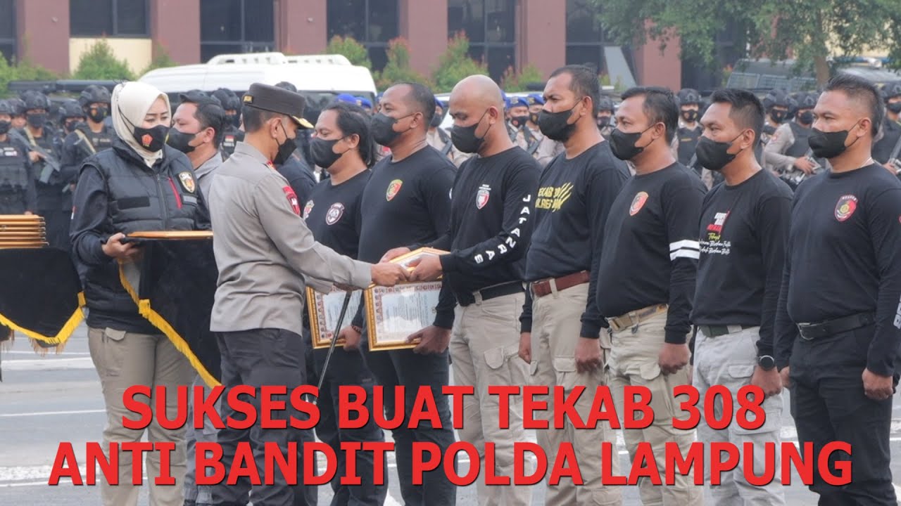 SUKSES BUAT TEKAB 308 ANTI BANDIT POLDA LAMPUNG (HUT TEKAB KE-7) - YouTube