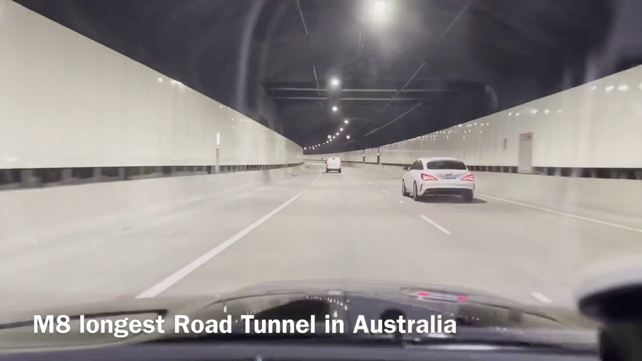 M8 Motorway, longest Road Tunnel in Australia - YouTube
