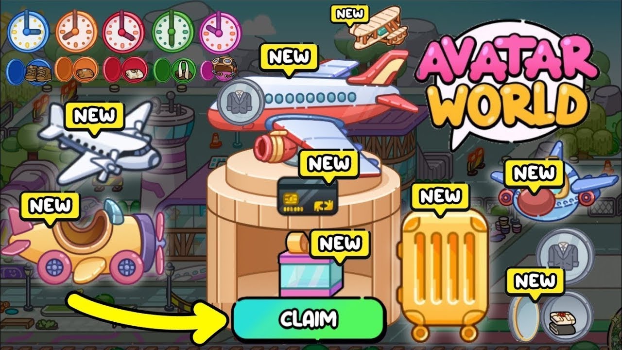 ALL SECRETS in AIRPORT |AVATAR WORLD - YouTube