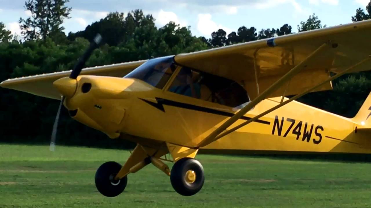 STOL Practice - Cub Crafters CC11-100 Sport Cub S2 - YouTube