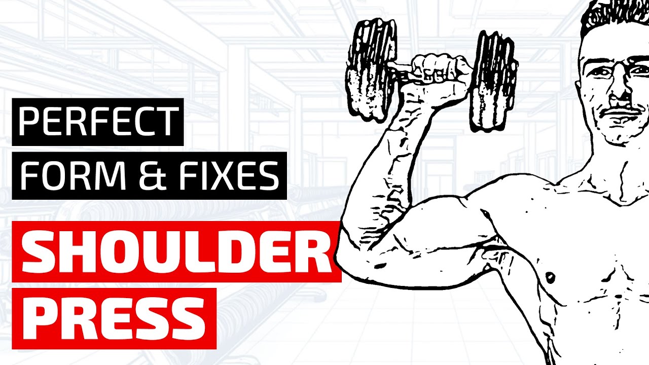 The Perfect Shoulder Press - Best Form and Fixes - YouTube