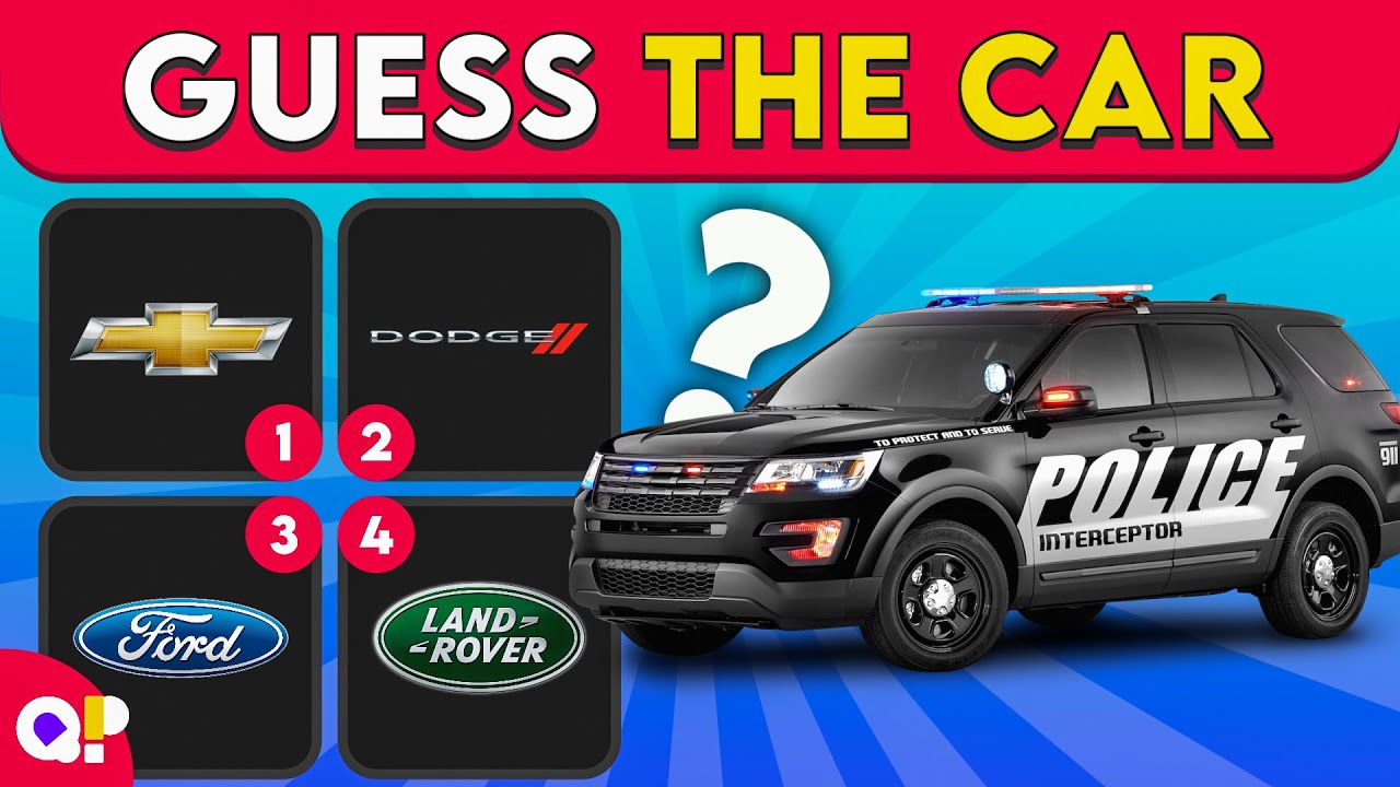 🚔 GUESS The CAR BRAND By The Car | Famous Cars | Car Logo Quiz! - YouTube
