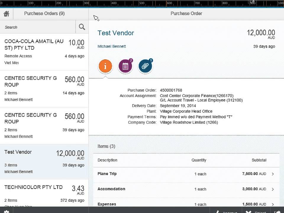Fiori PO Release Demo - YouTube