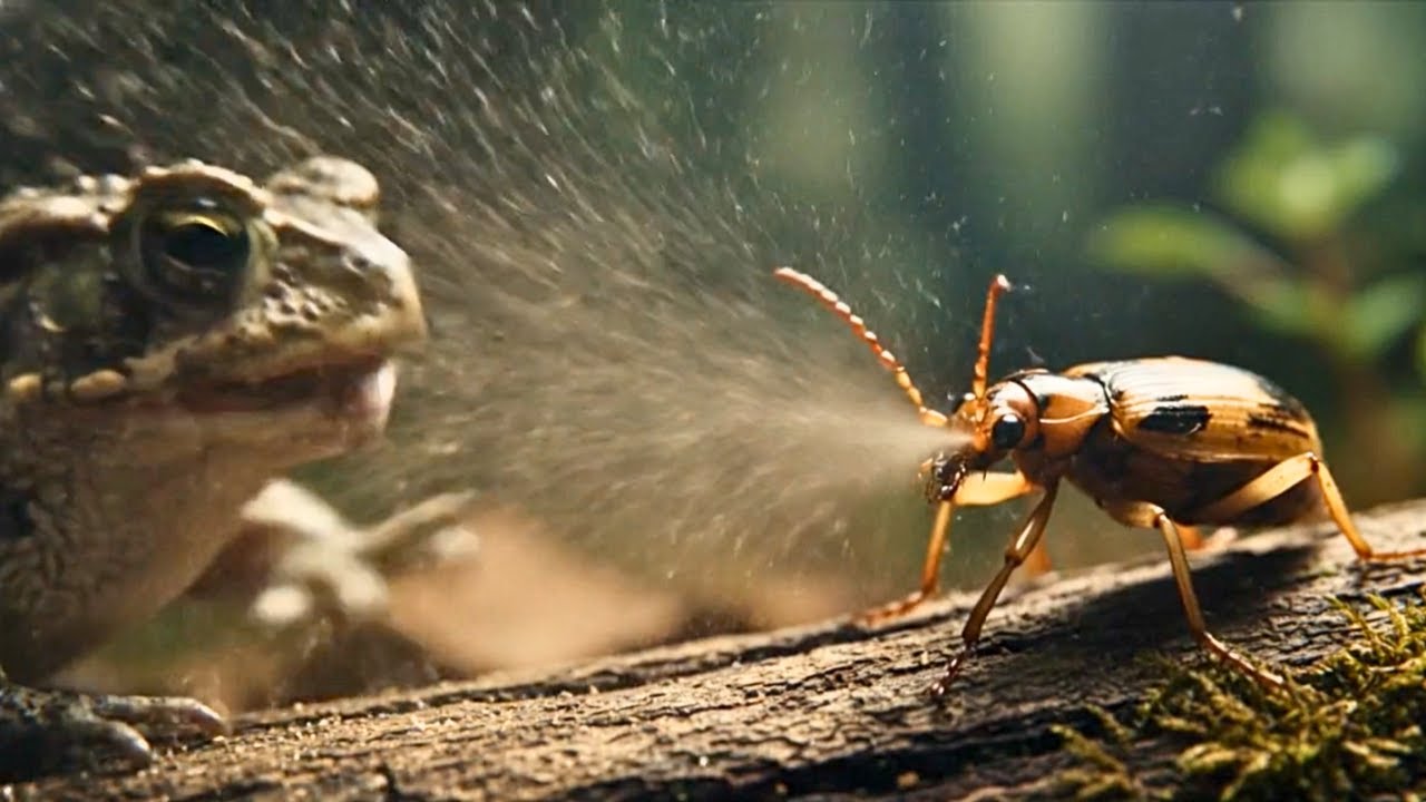 Bombardier Beetle: The Bug With a Real Chemical Machine Gun - YouTube