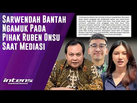 Sarwendah Bantah Ngamuk Pada Pihak Ruben Onsu Saat Mediasi | Intens Investigasi | Eps 7088