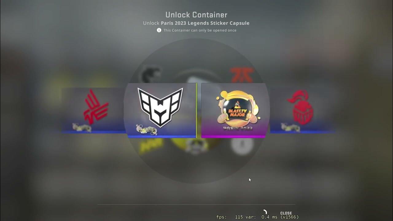 CS:GO 10X Paris 2023 Legends Sticker Capsule Opening - YouTube