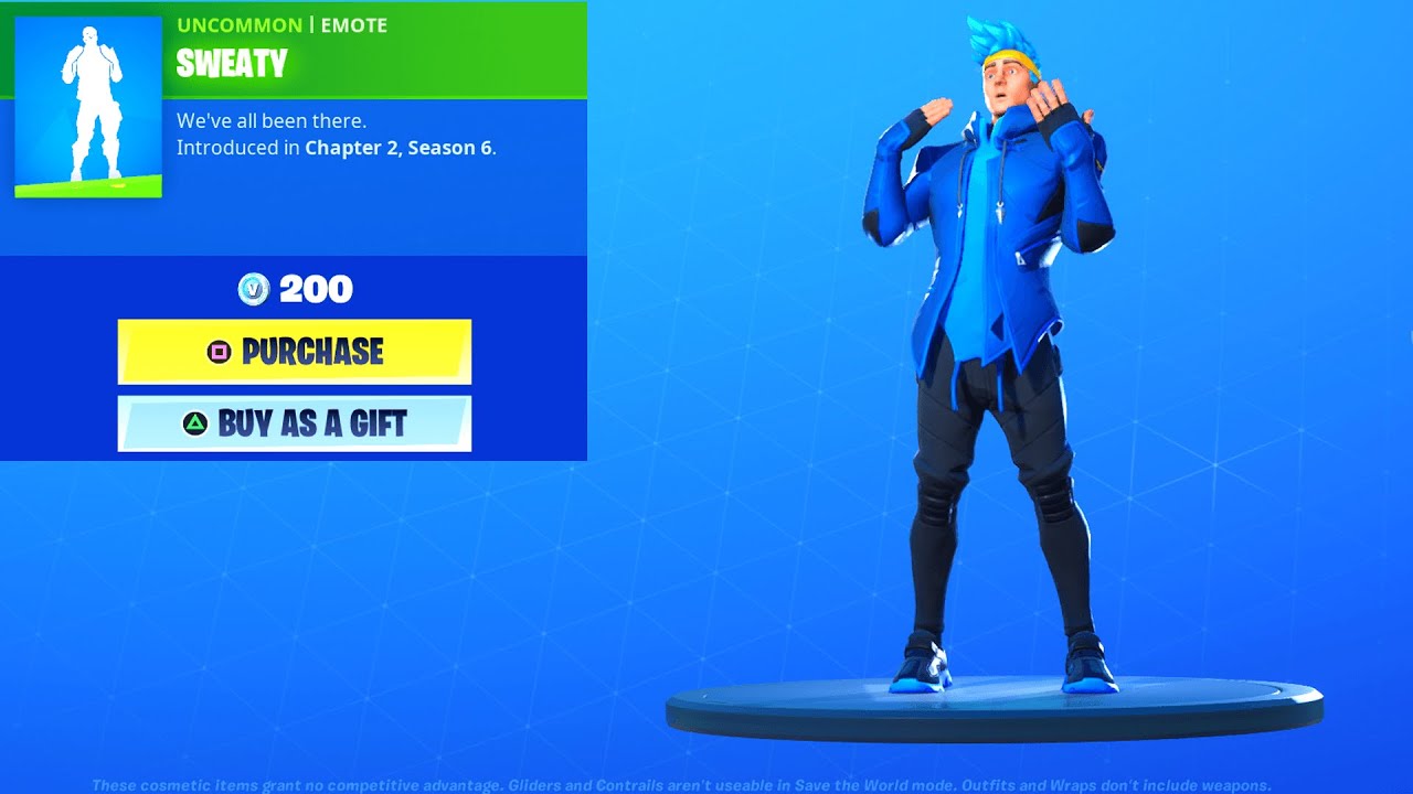 *NEW* SWEATY Emote! (Fortnite Item Shop) - YouTube