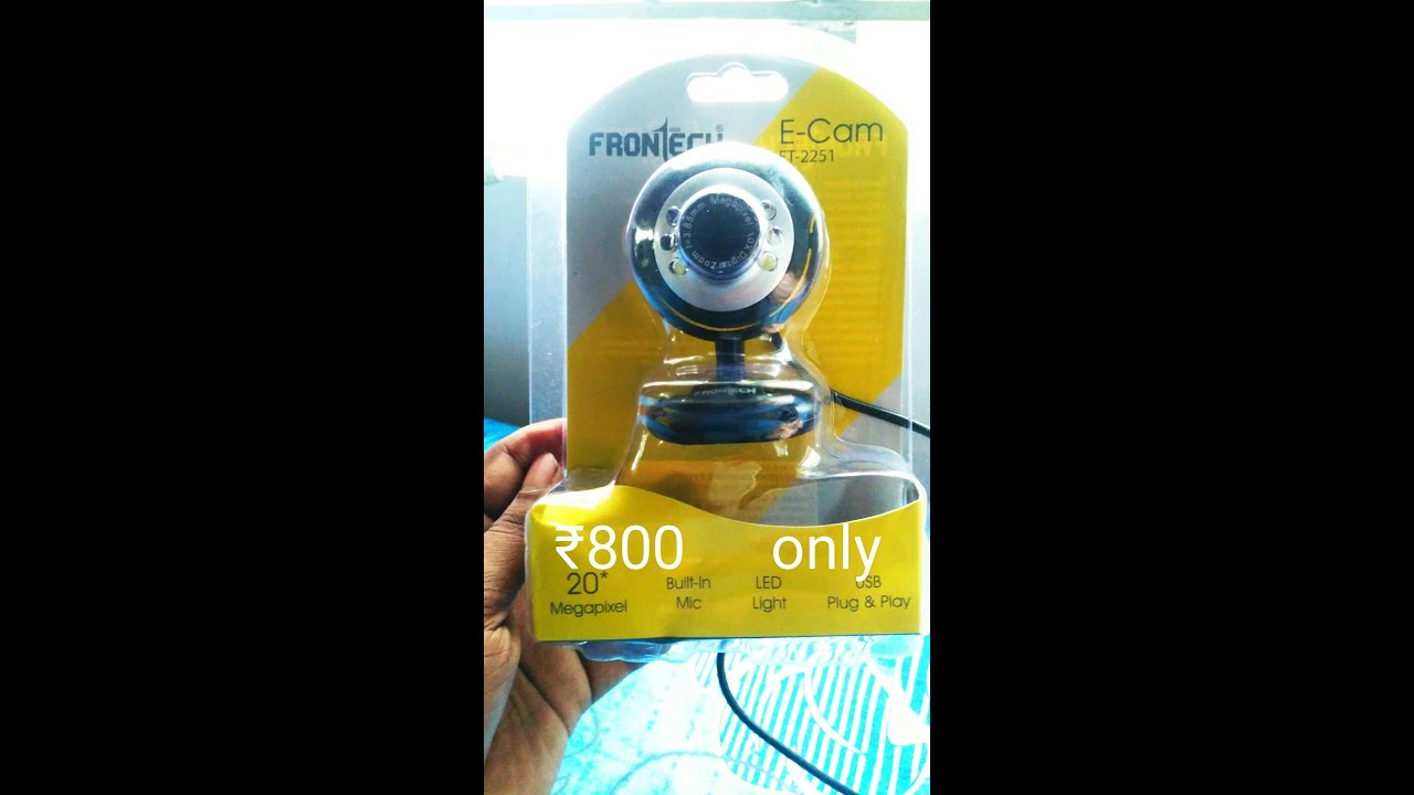 Frontech E-Cam FT-2251 review - YouTube