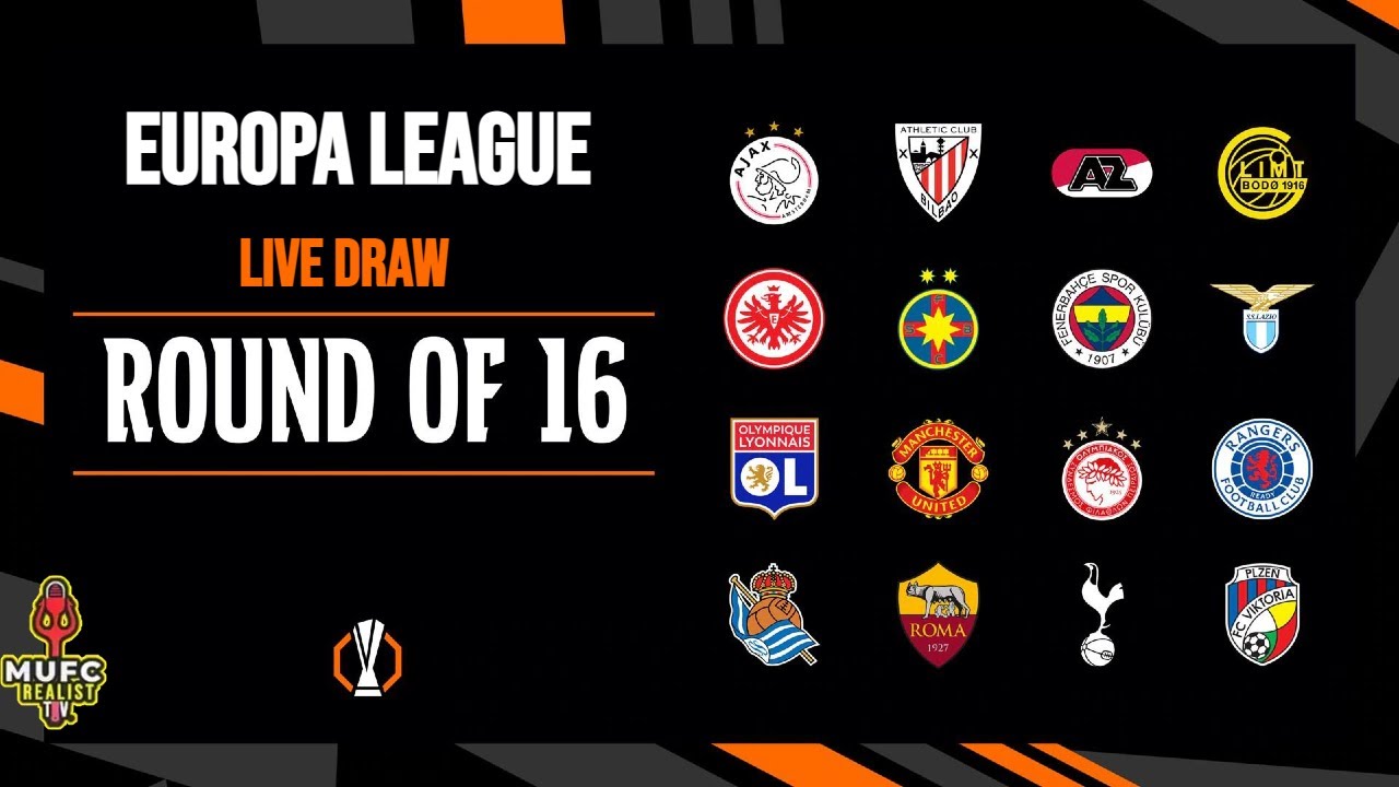 LIVE: UEFA Europa League 2024/2025 Round of 16 draw! Manchester United ...