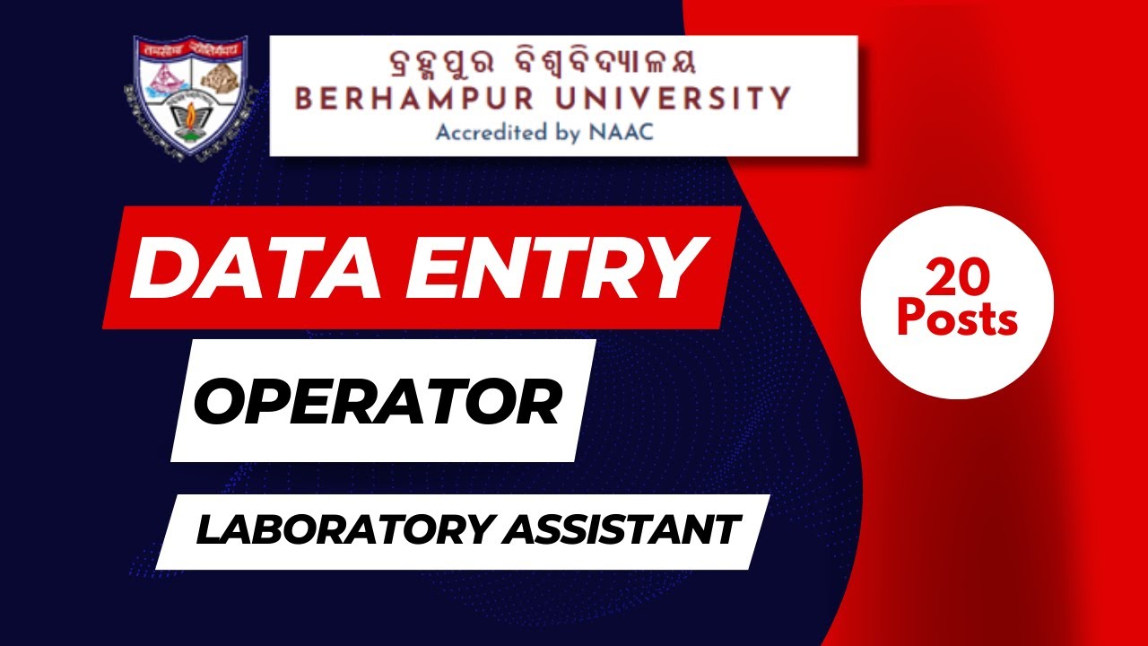 🌟 **Unlock Your Future: Berhampur University DEO & Lab Assistant ...