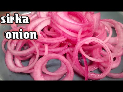 sirka onion recipe🌰 vinegar onion rings - YouTube