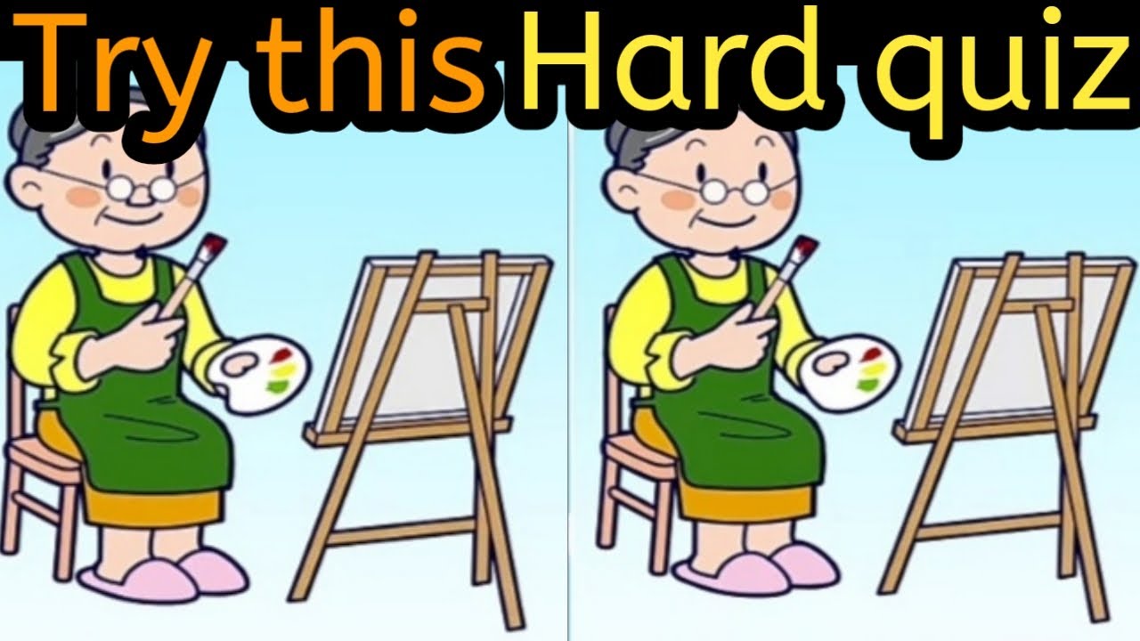 find the difference : try this hard quiz [Spot The Difference ] - YouTube