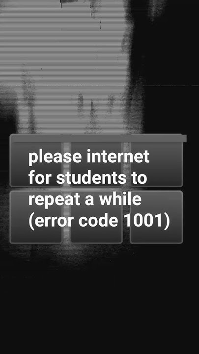 error code 1001 more roblox are trouble.......... - YouTube