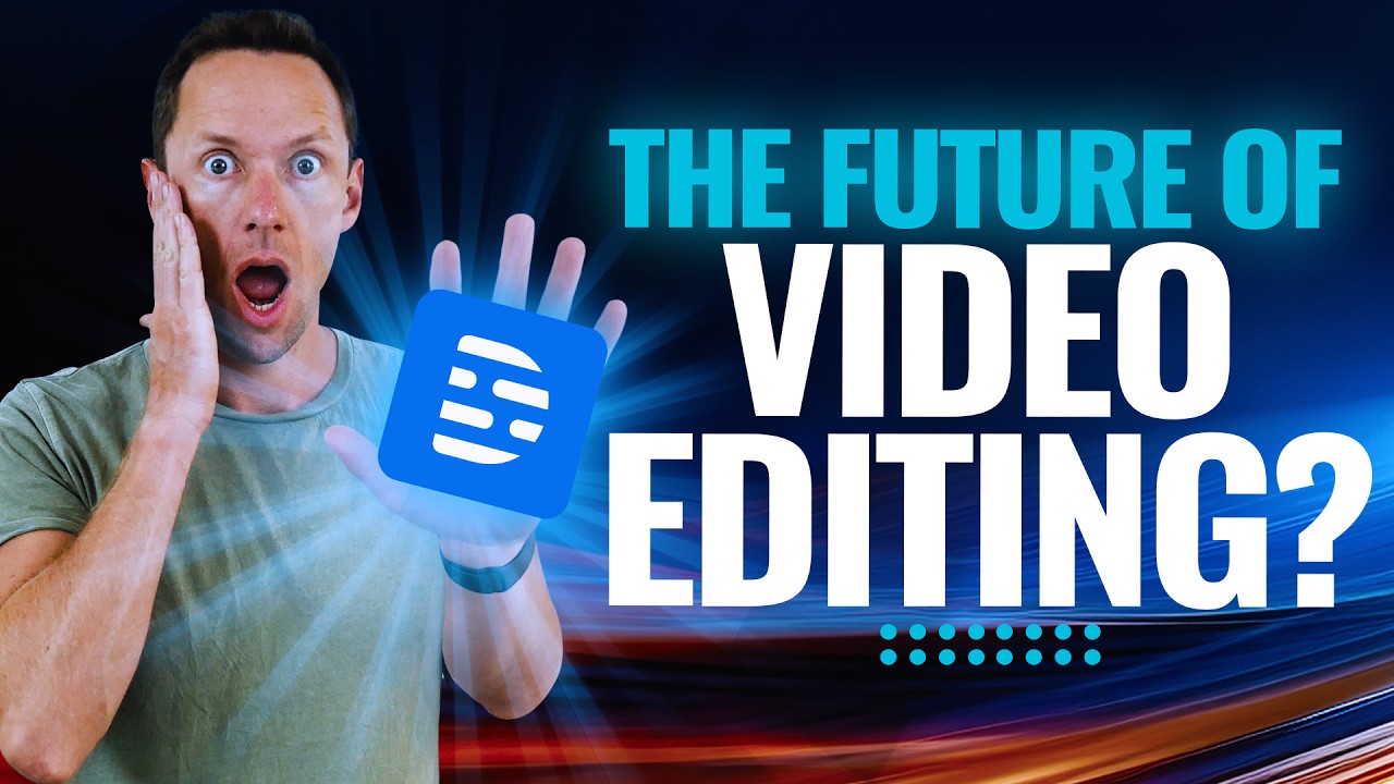 Is THIS the Future of Video Editing?! (Descript Video Editor!) - YouTube