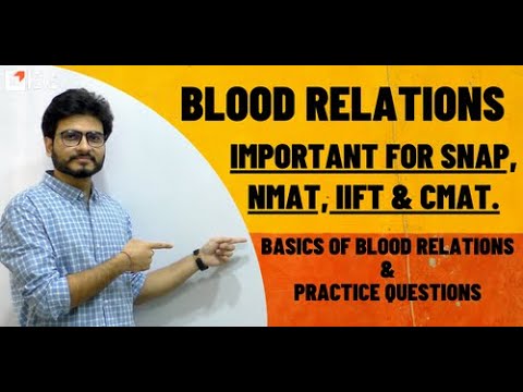 Blood relations - Basics | Important for SNAP, NMAT & IIFT - YouTube