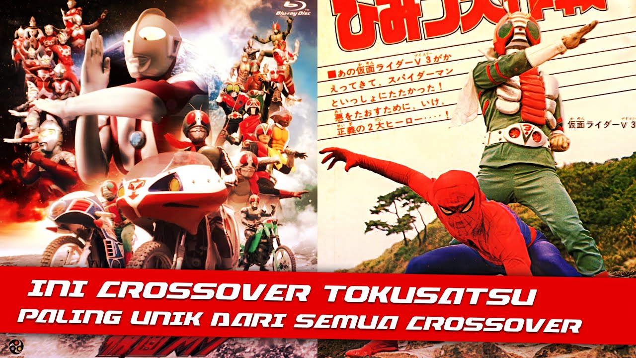 Crossover ini aga unik | Beberapa crossover tokusatsu yang jarang ...