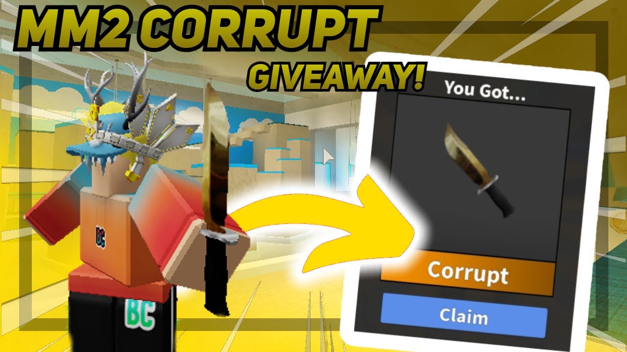 MM2 CORRUPT GIVEAWAY! | MM2 Giveaway! - YouTube