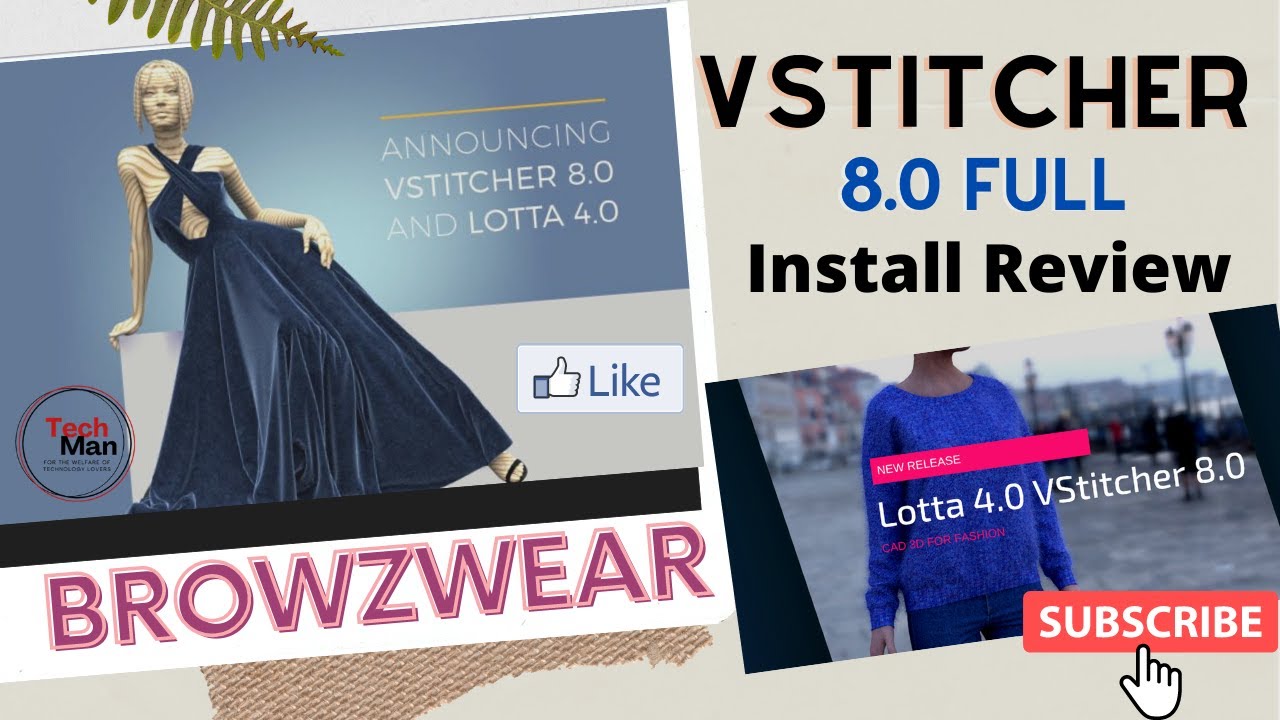 Browzwear || V-Stitcher 8.0 Full Install Review tech man || keygen ...