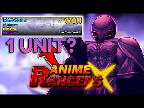 How To FULLY AFK Rifts with 1 UNIT in Anime Rangers X!