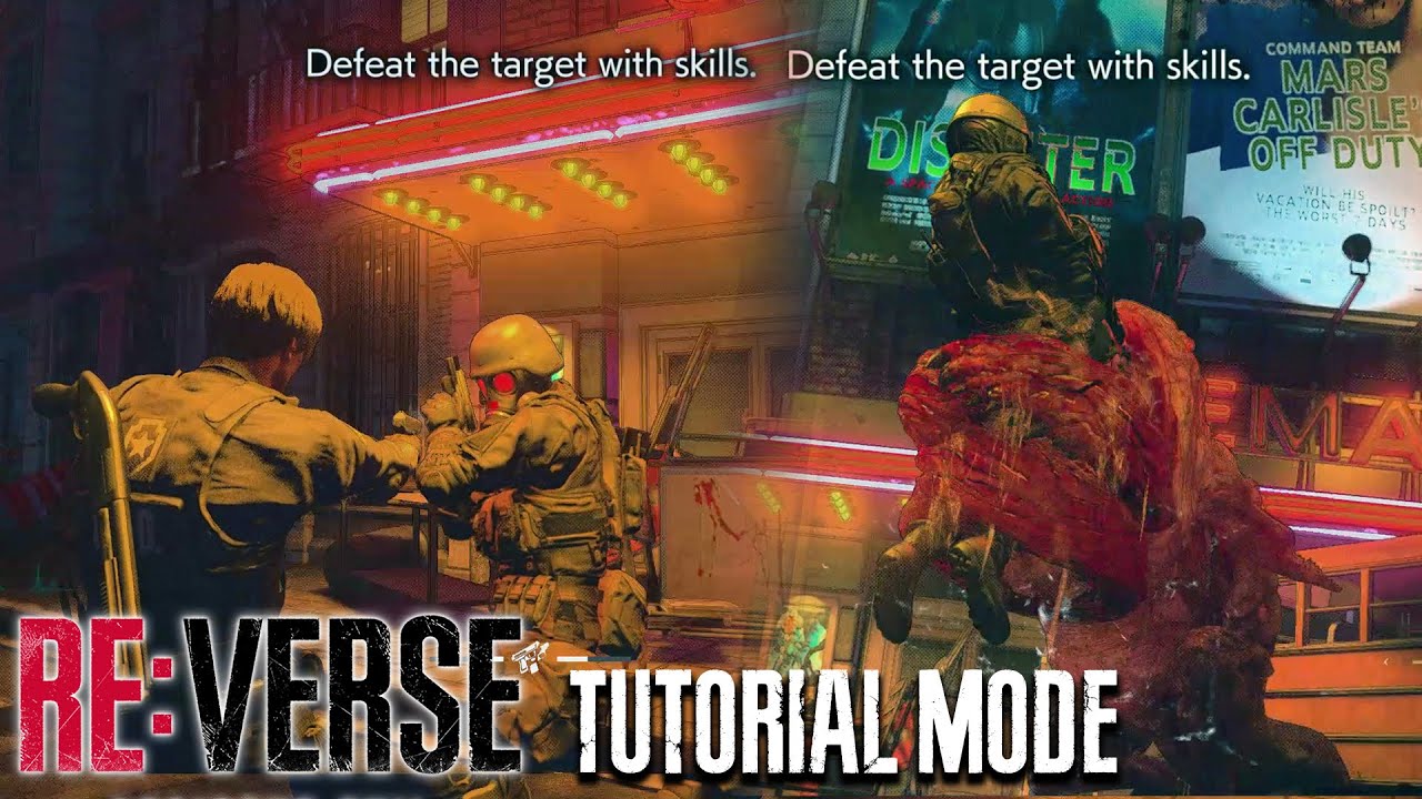 RESIDENT EVIL RE:Verse - Tutorial Mode Full Gameplay (Closed Beta ...