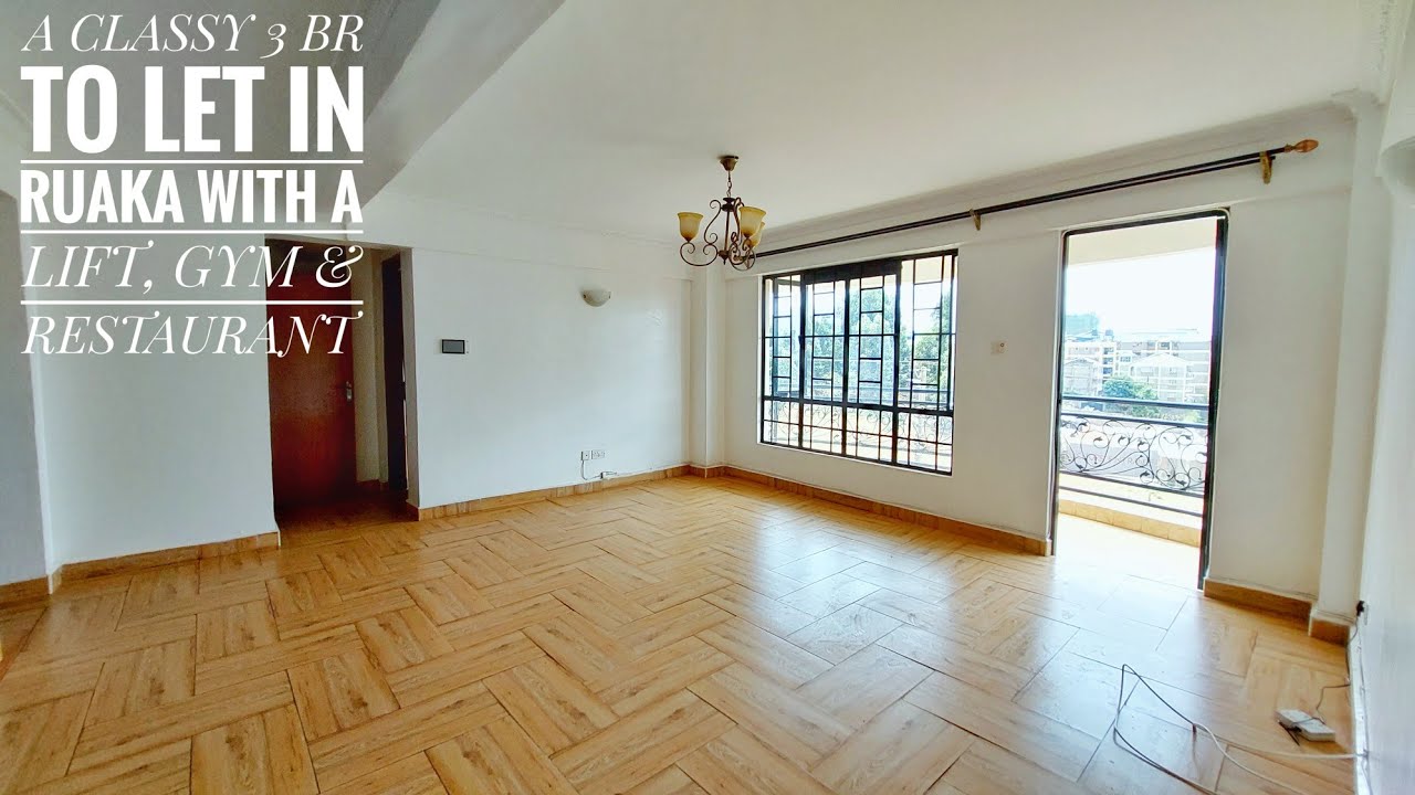 A VERY UNIQUE, SPACIOUS THREE BEDROOM RUAKA APARTMENT FOR RENT WITH 2 ...