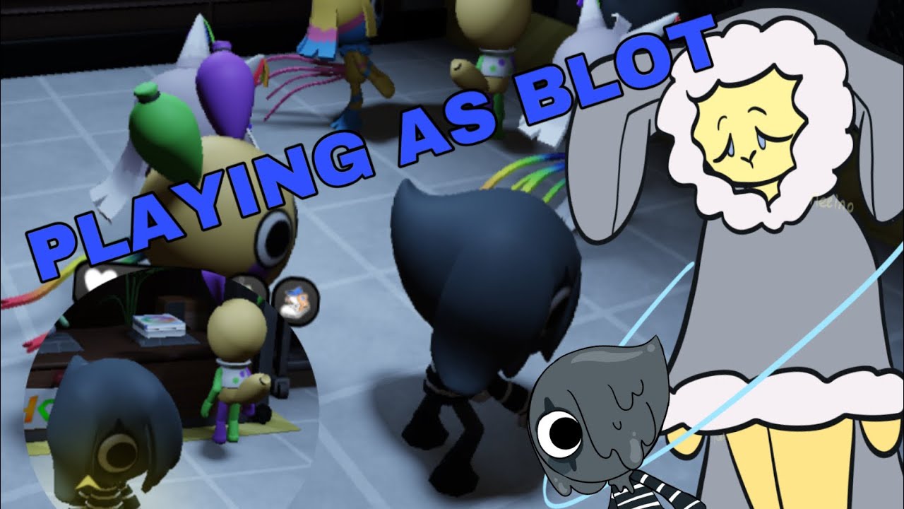 AW BLOT JR - PLAYING AS BLOT IN dandys world - YouTube