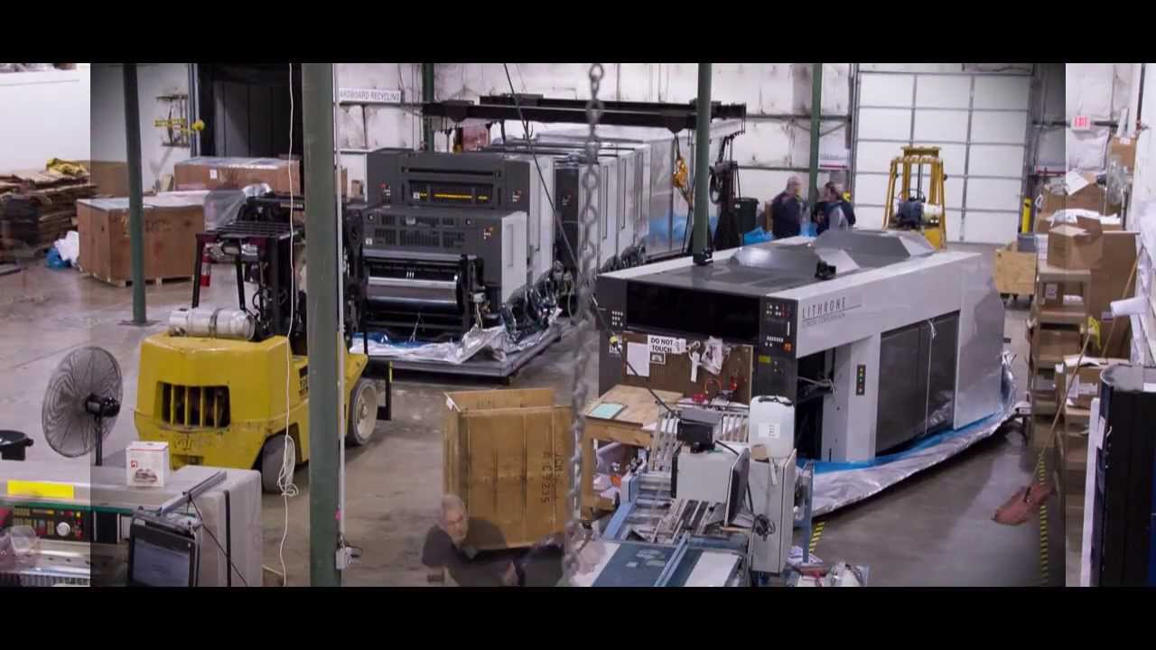 Komori G40 Install - YouTube