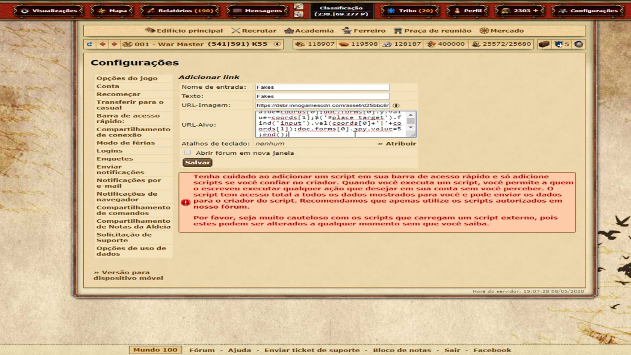 Tribal Wars - Fake Tutorial - YouTube
