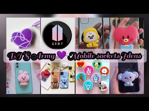 BTS Army 💜 Mobile sockets Ideas 2022// Trendy fashion mobile Mobile ...