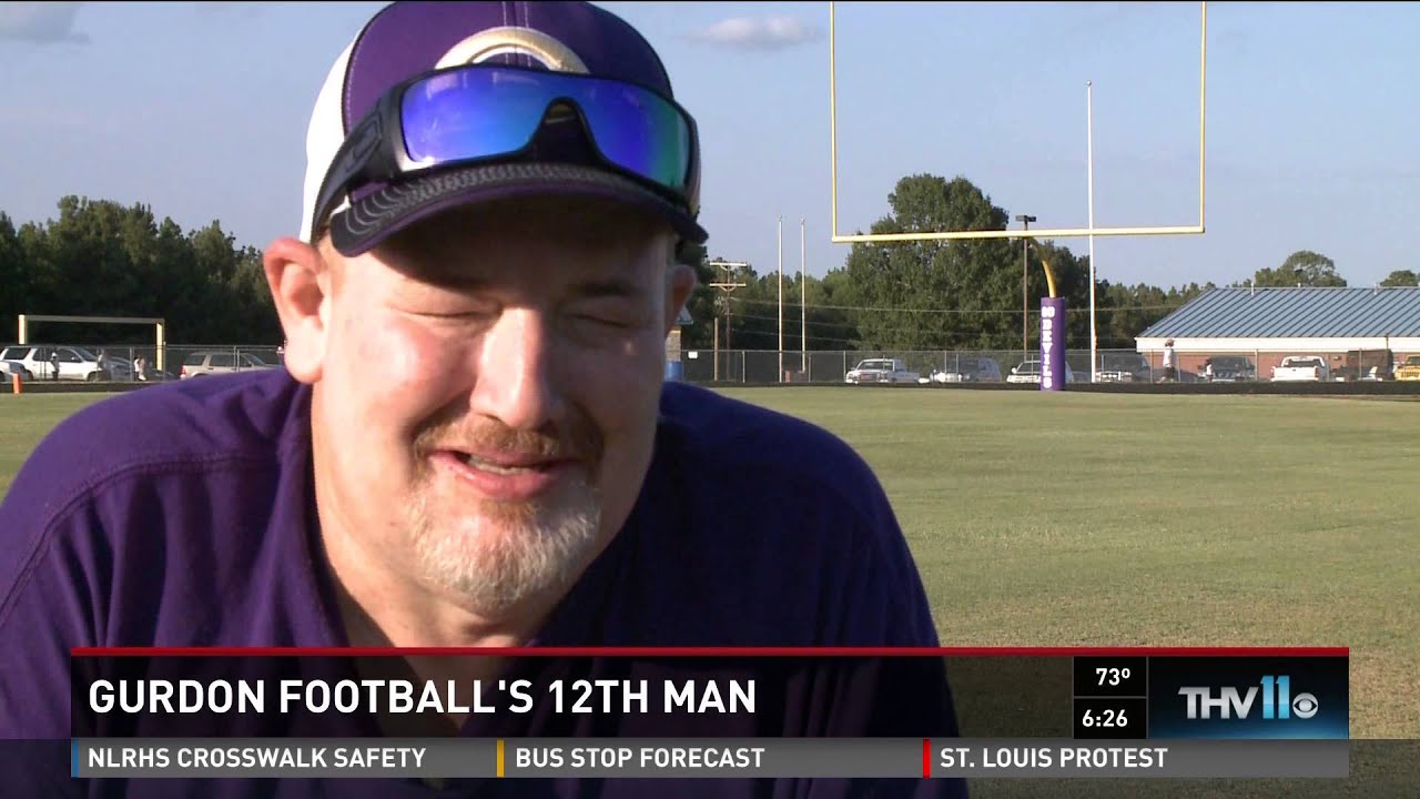 As waterboy battles for his life, Gurdon Go-Devils fight in his honor - YouTube