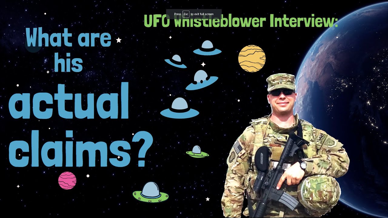 UFO Whistleblower Interview - Grusch's actual claims - YouTube