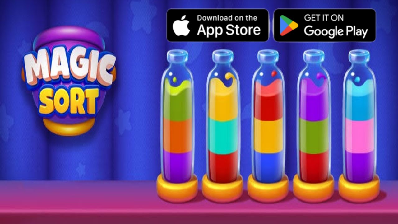 Magic Sort : Water Sort Puzzle Gameplay - YouTube