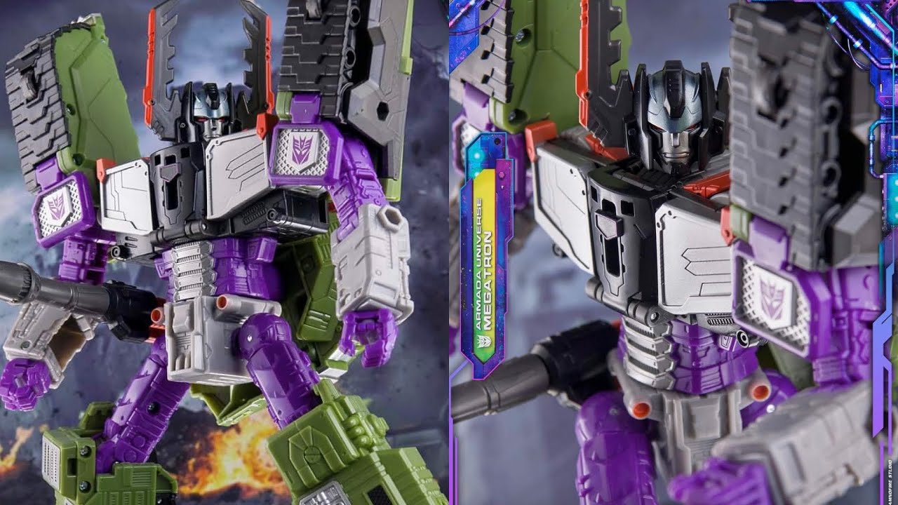 New Transformers Armada Universe Megatron action figure in hand images ...