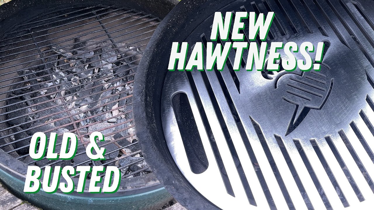 Custom Grill Grate for the Big Green Egg! - YouTube