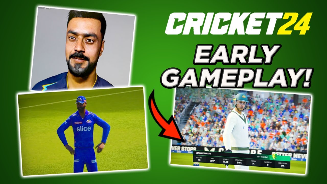 Our First Look at CRICKET 24 Gameplay! - YouTube