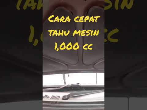 Cara MENGETAHUI Mesin Mobil 1,000 cc Dengan Cepat.. #shorts - YouTube
