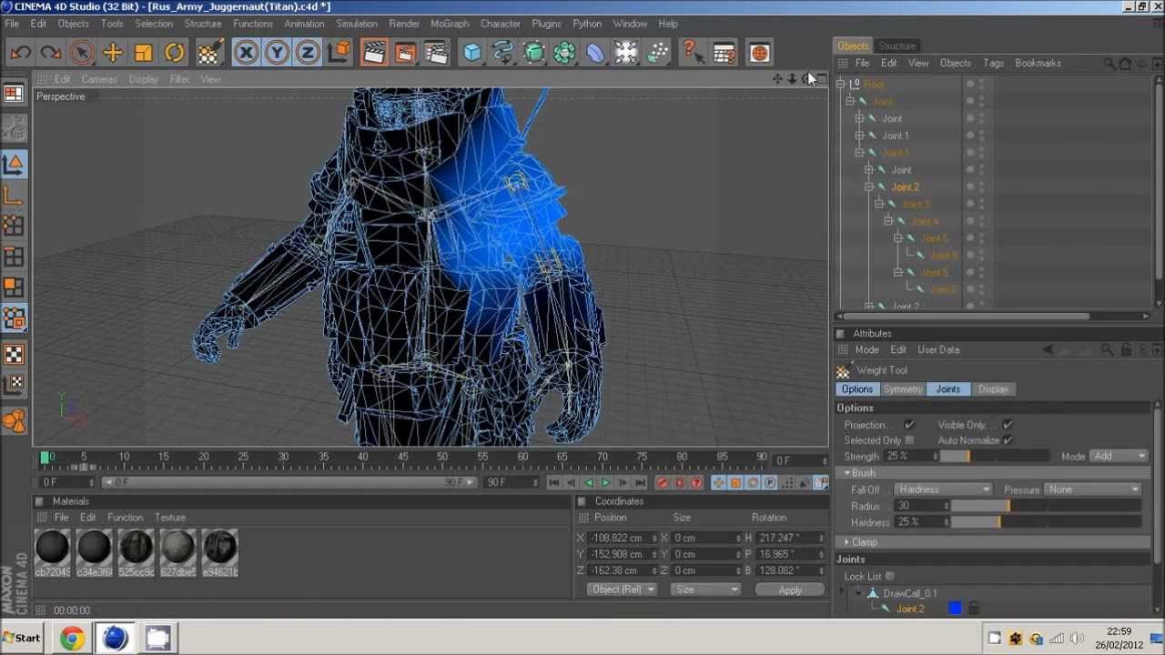 C4D | Animating Characters Part 2 (Weight Effectors+more) - YouTube