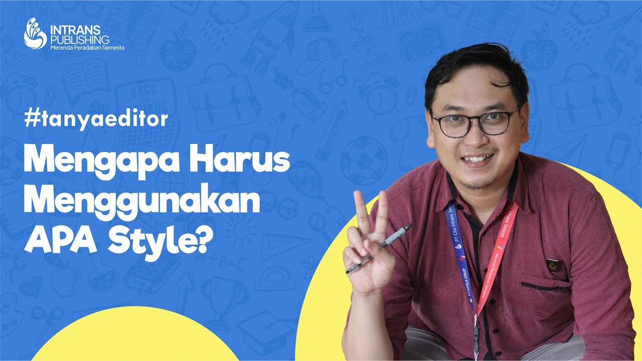 Teknik Referensi Menggunakan APA Format - YouTube