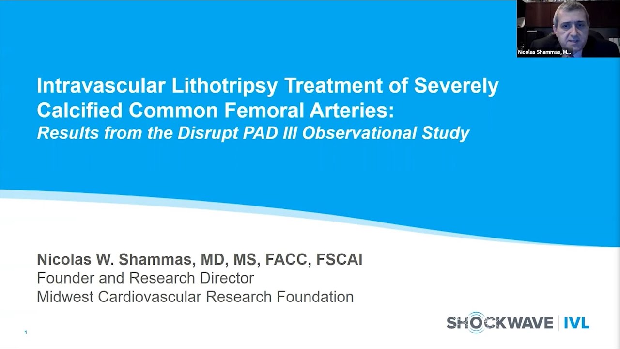 Results from the DISRUPT PAD III OS on IVL in Common Femoral Arteries ...
